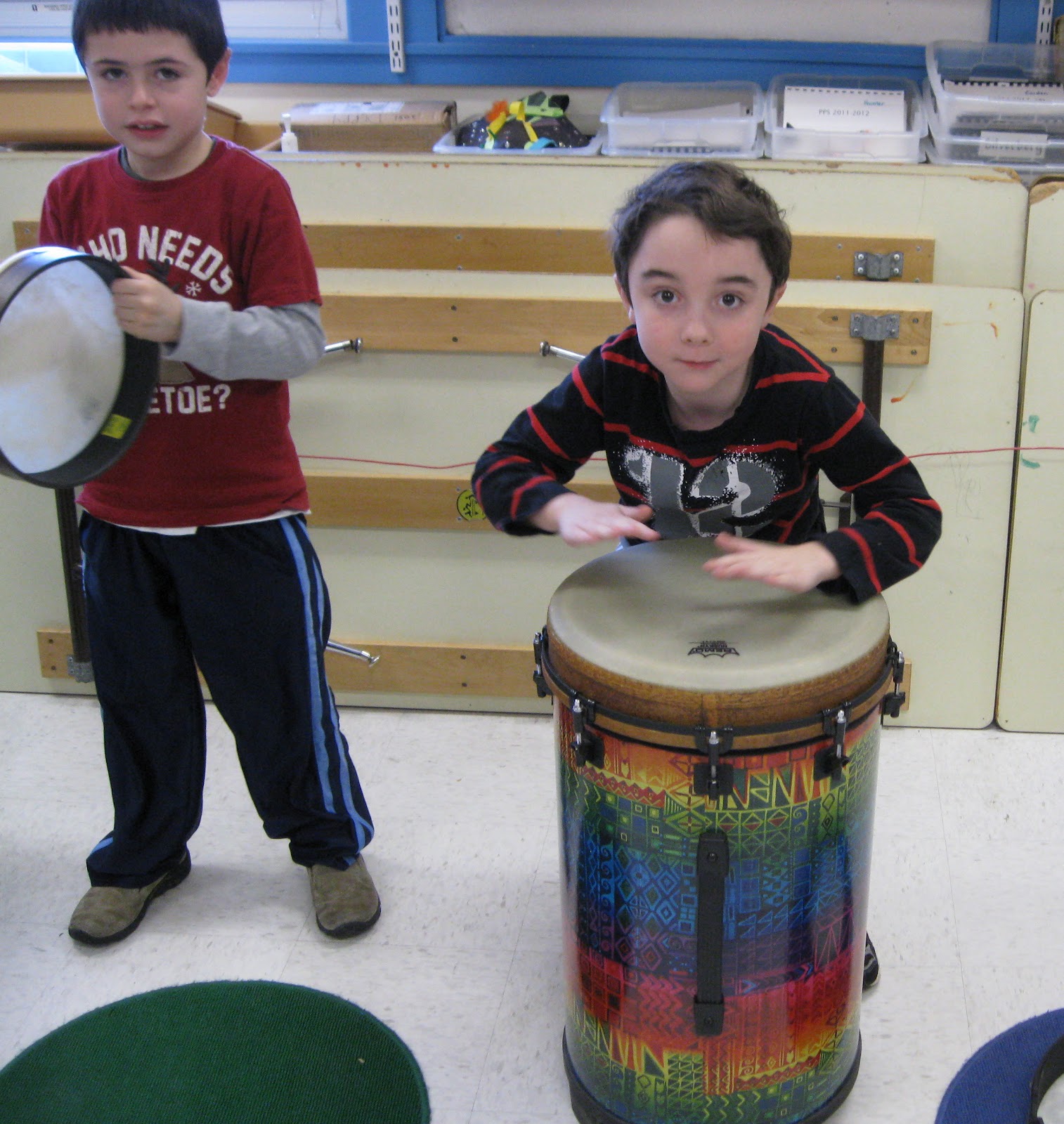 MUSIC AT PORTERS POINT SCHOOL: Play Your Drum... 'Cause it's fun!!