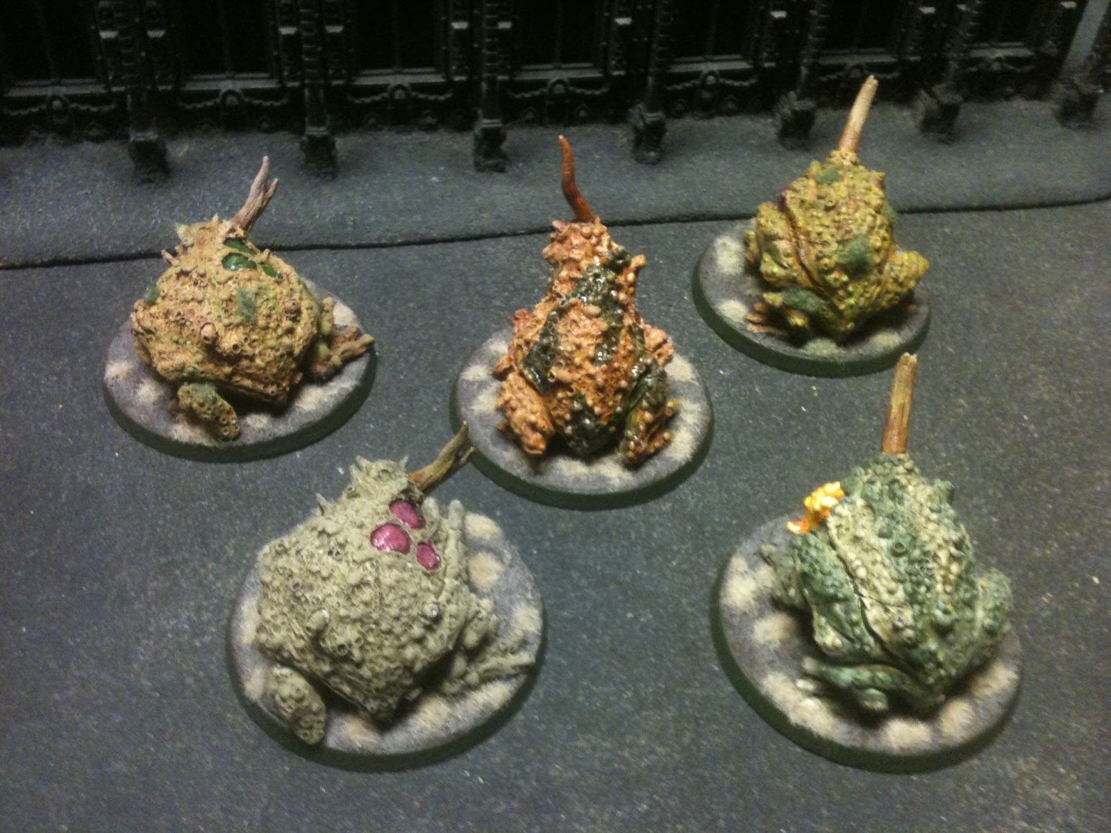 The Road To Valhalla: Nine Plague Toads (Beasts of Nurgle) Completed in ...