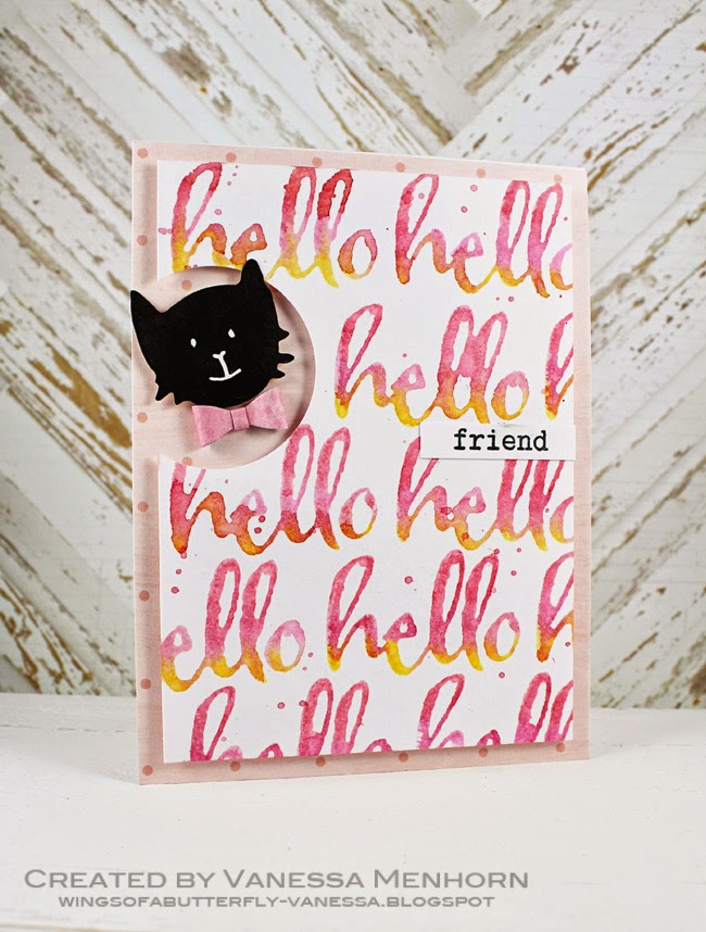 wings of a butterfly: Some Ideas for Using Big, Bold Word Stamps (Video)