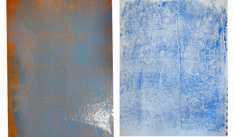 ARTplorations: PRINTING USING A SMOOTH SURFACE tutorial by Kim