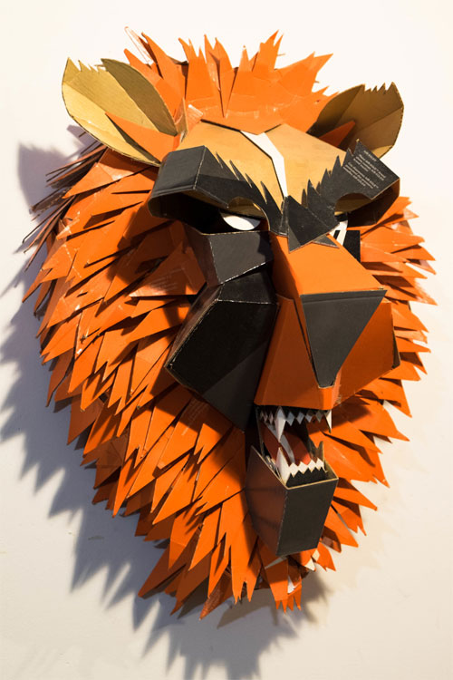 My Owl Barn: Artist Creates Amazing 6 Foot Tall Sculptures With Shoe Boxes