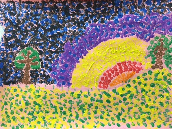 Mrs. Nhu's Oakdale Art Class: Georges Seurat Inspired Pointillism Paintings