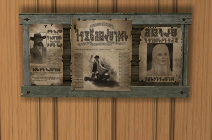 TheNinthWaveSims: The Sims 2 - Movie Stuff Wall Art for The Sims 2