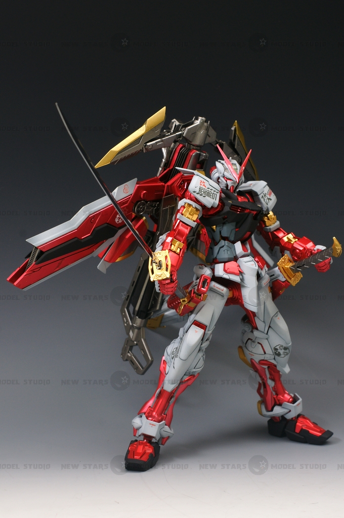 GUNDAM GUY: MG 1/100 Gundam Astray Red Frame Kai - Customized Build