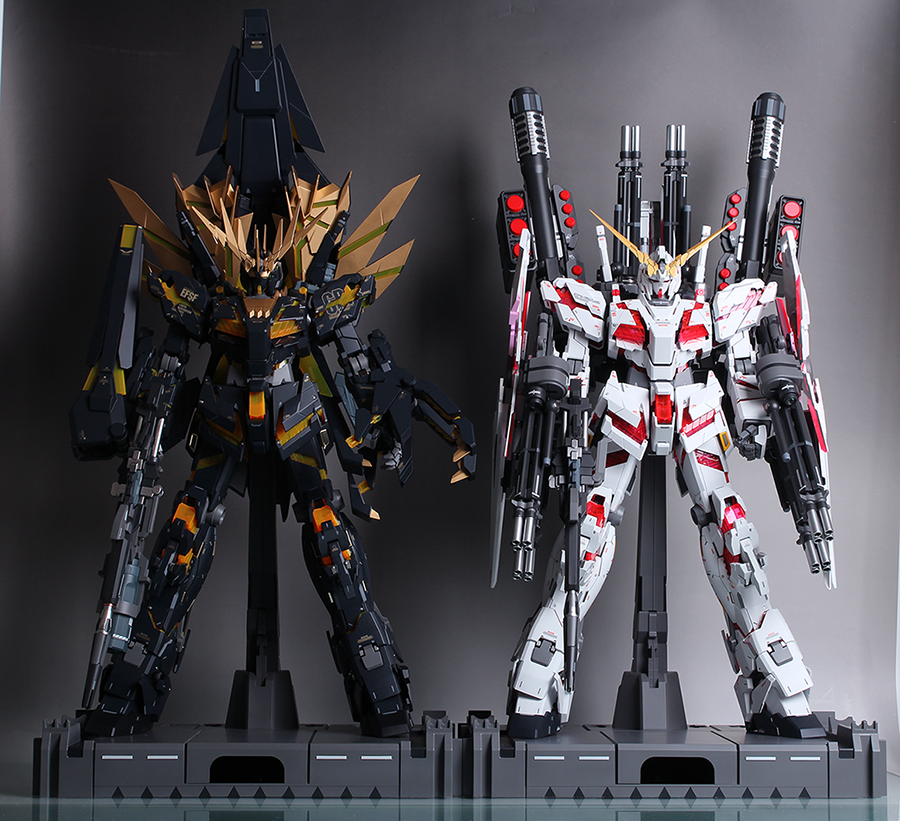 GUNDAM GUY: PG 1/60 Unicorn Gundam 02 Banshee - Painted Build