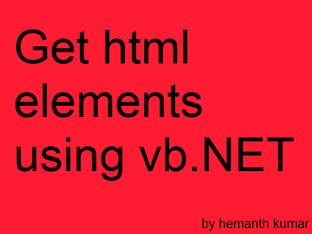 Visual Basic Dot Net Code: August 2012