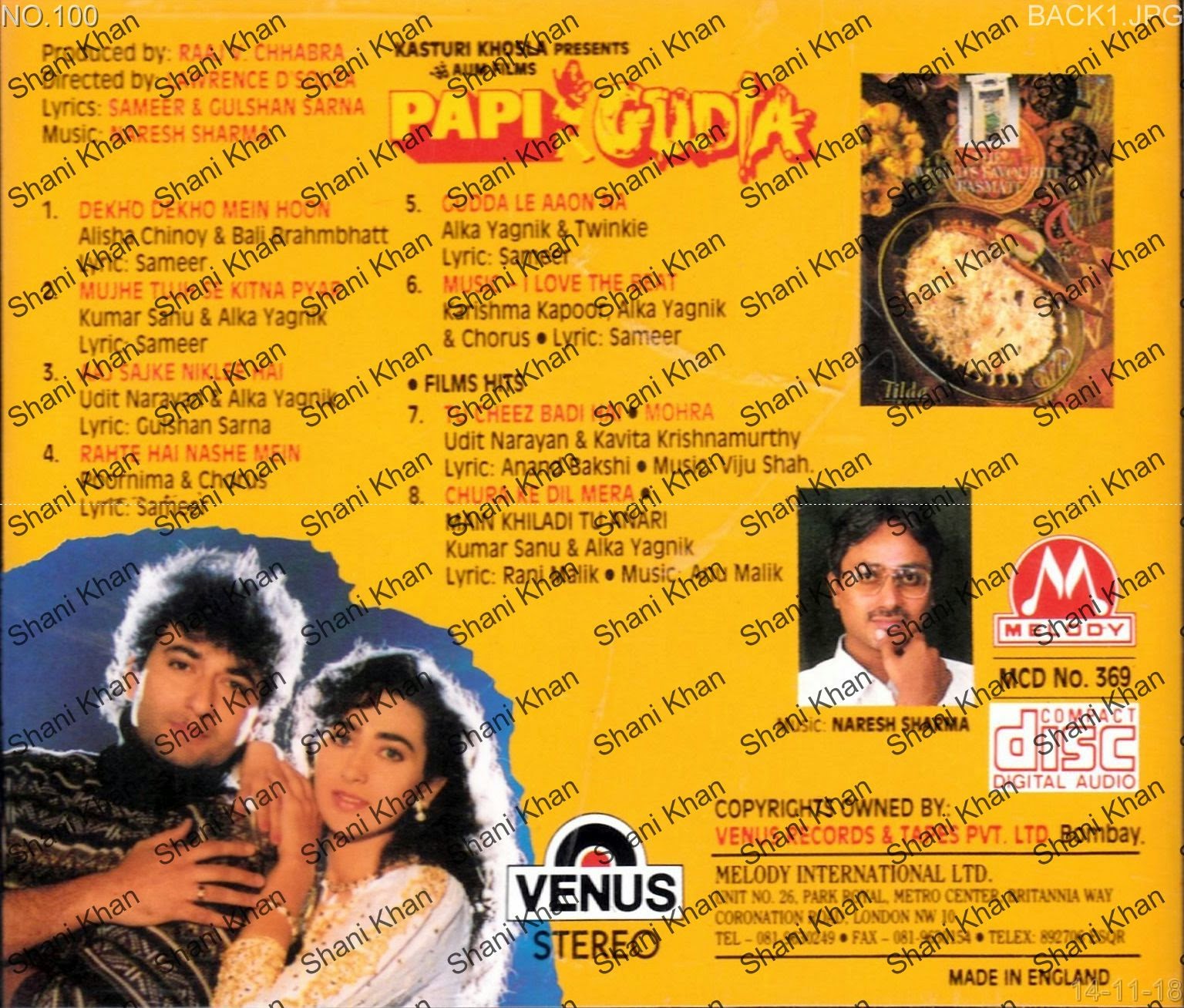 Bollywood Music A To Z Cds. visit to download http://bollywoodmusicatozcd.forumarabia.com: Papi ...