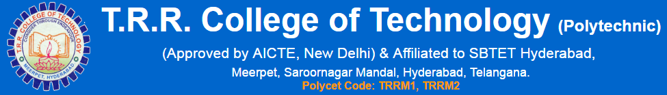 TRR College of Technology (Polytechnic), Hyderabad, Wanted Lecturers ...