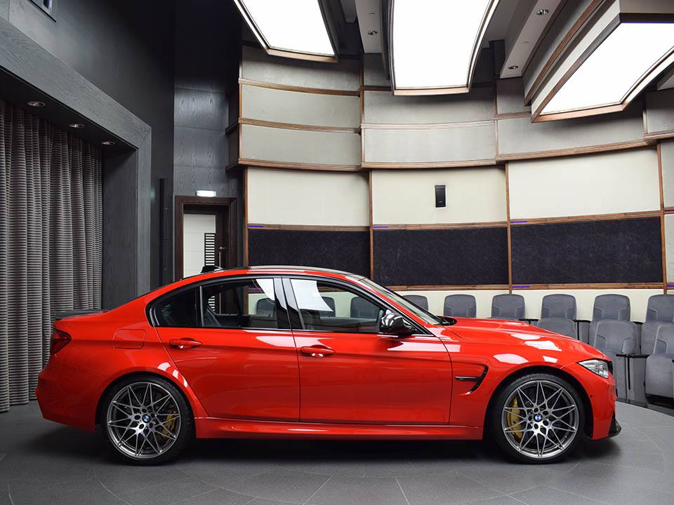 BMW M3 With Competition Package Looking Good In Ferrari Red - Types cars