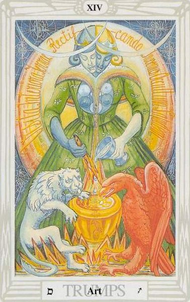 TAROTCABALA: V.I.T.R.I.O.L / A Temperança / Arcano 14