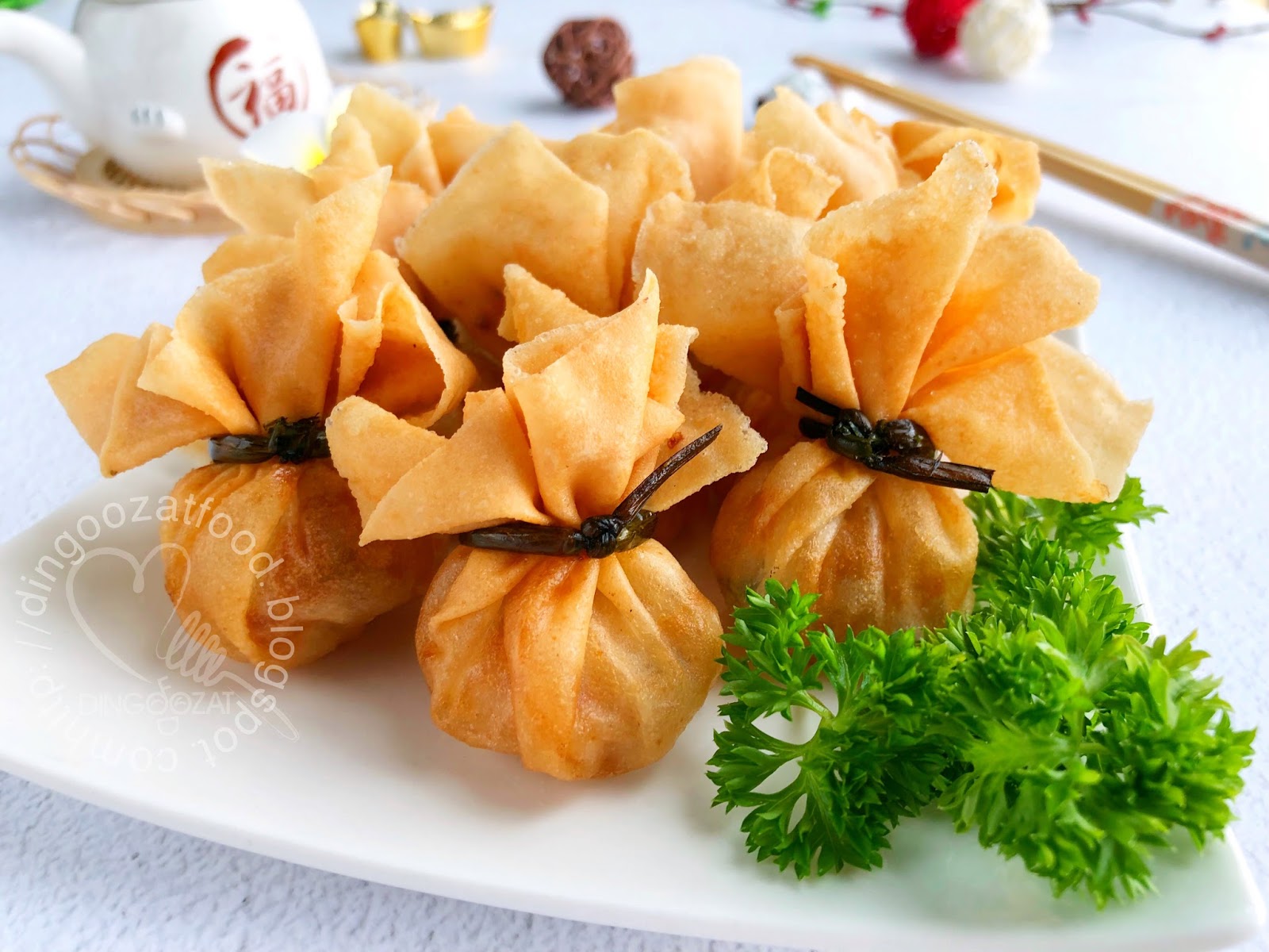 Miki's Food Archives : Crispy Money Bag 香脆黄金福袋