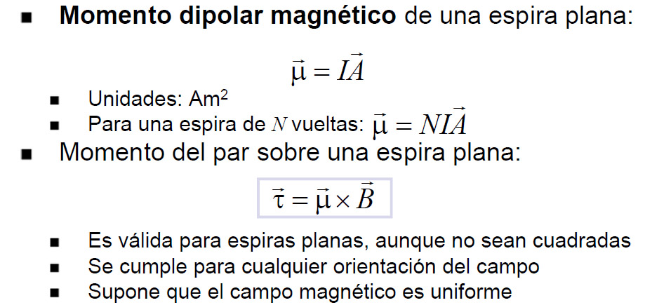 EL FÍSICO LOCO: Fuerza y momento sobre una espira