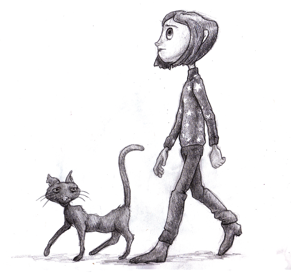 Magellin . Blog: Coraline sketch