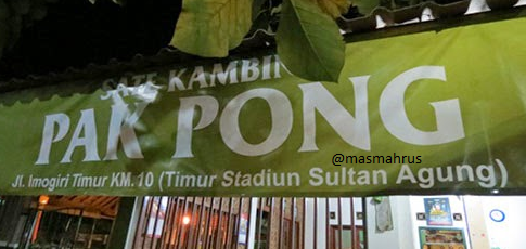 SATE KAMBING MUDA PAK PONG
