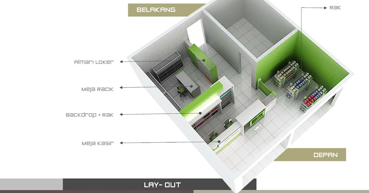 JASA DESAIN INTERIOR DI YOGYAKARTA: desain apotek