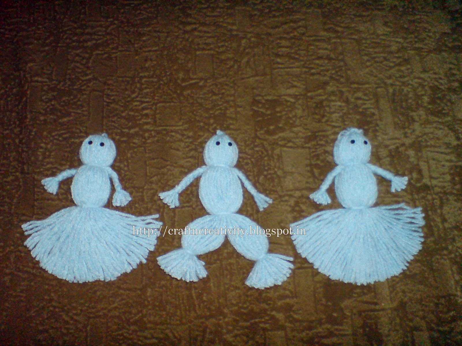 Craft n Creativity...: Yarn/ Wool Dolls