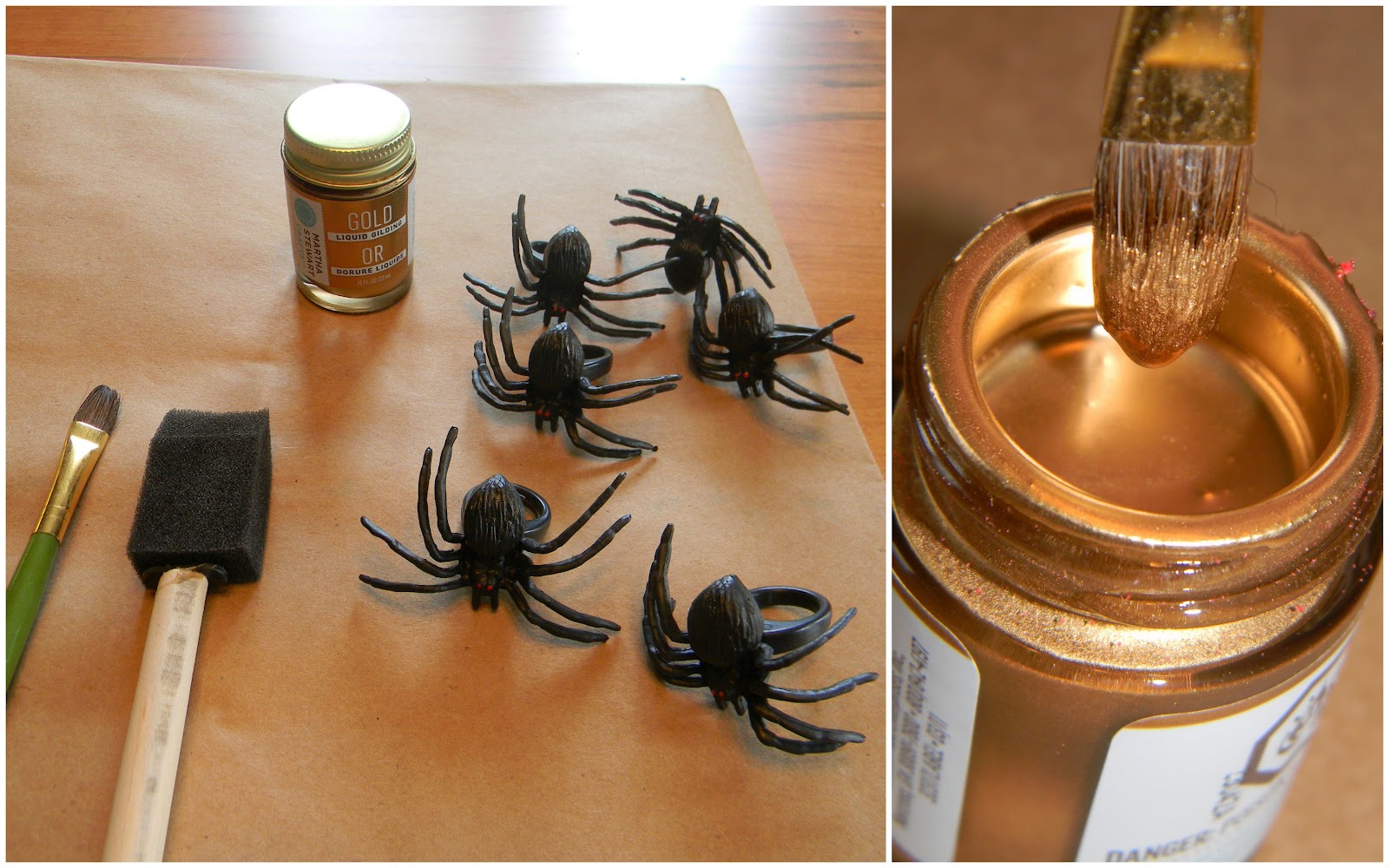 Jolie Jouel: DIY Friday: Gold Spider Ring