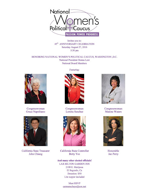 NWPC LA Westside: 45th Anniversary of NWPC 8/27/16