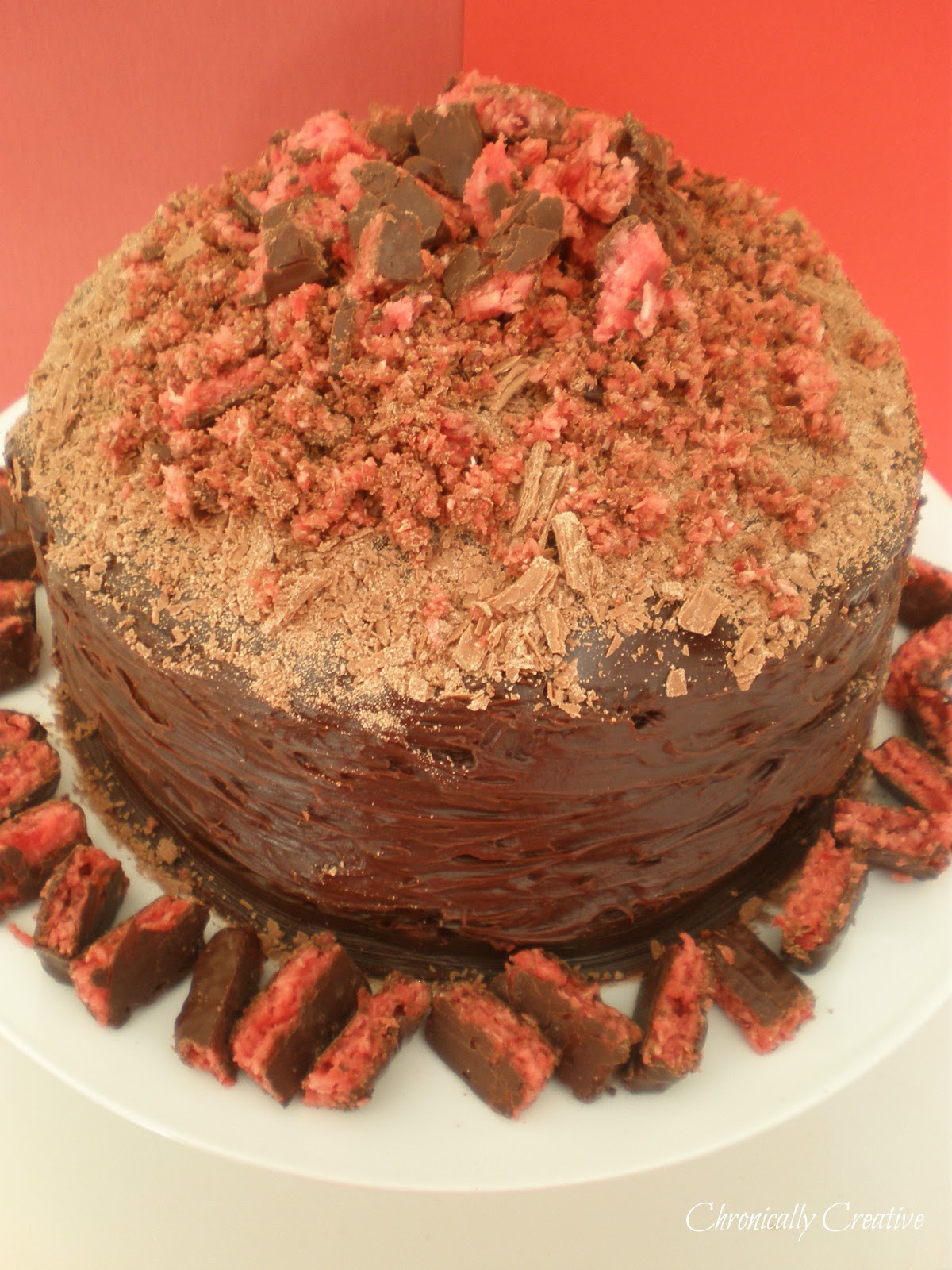 Double Layer Cherry Ripe Cake - Chapter Creativity