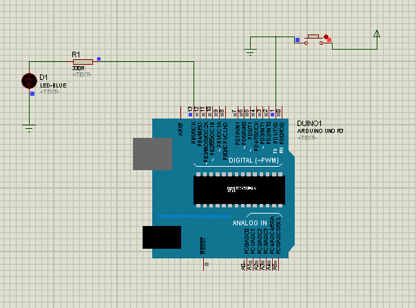 Edx Tecnologia: Curso Arduino 06 - Botão - Acionamento LED
