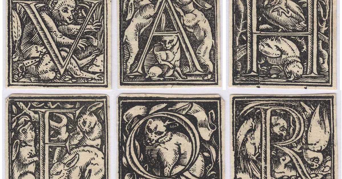 Prints and Principles: Hans Holbein the Younger’s nine alphabet ...