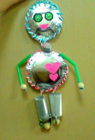 I love crafts: Sept 15, 2011 paper plate robots