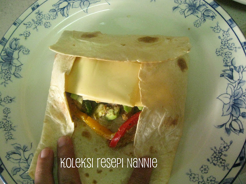 RESEPI NENNIE KHUZAIFAH: TORTILLA WRAP