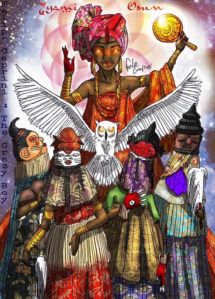 LAS MADRITIERRAS Y LOS PADRINAUTAS: IYAMI OSHORONGA : " DIOSA MADRE DE ...