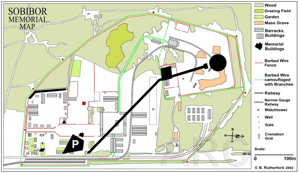Death Camps In Poland: Sobibor - The Layout of the Extermination Camp