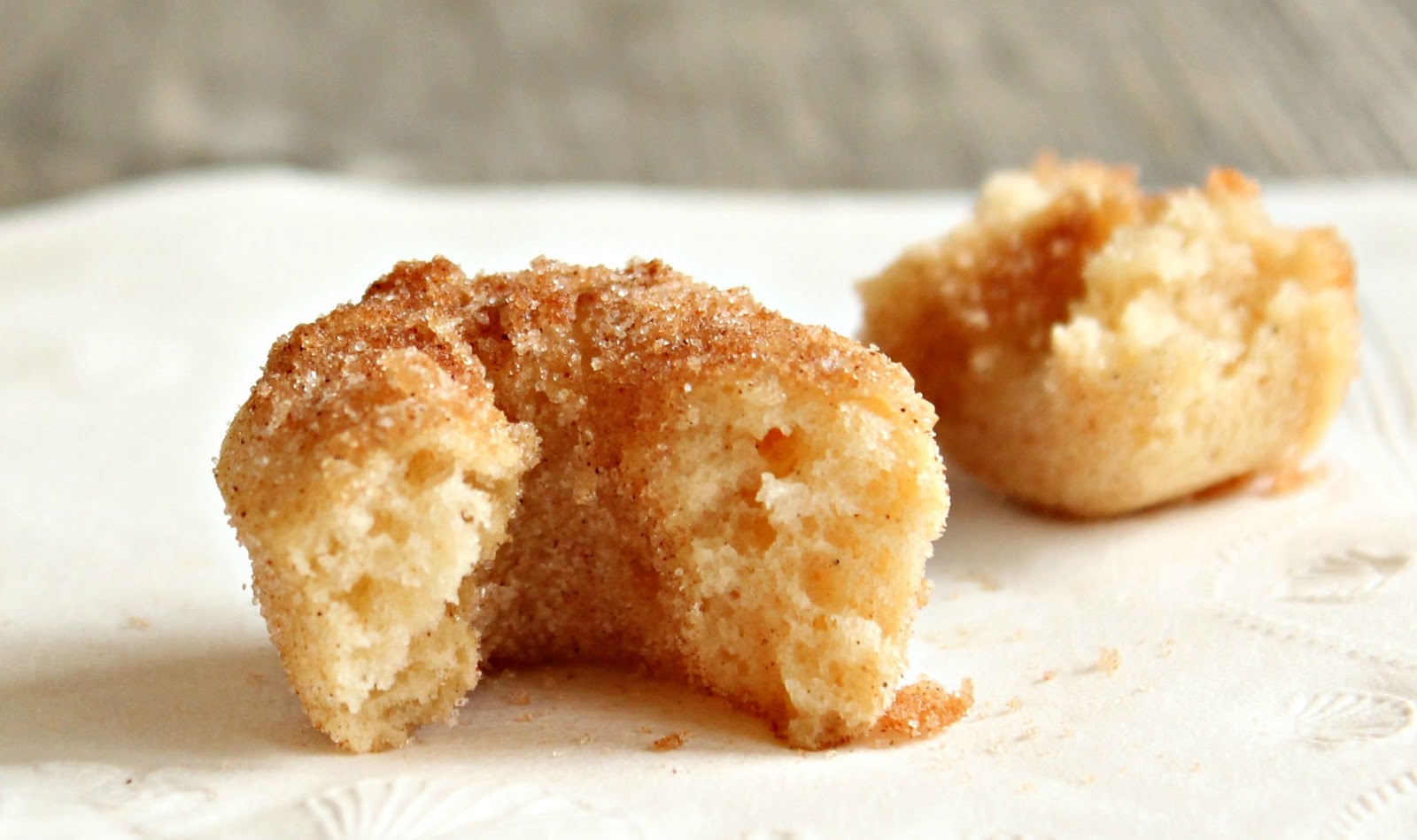 Hungry Couple: Baked Cinnamon Sugar Mini Doughnuts