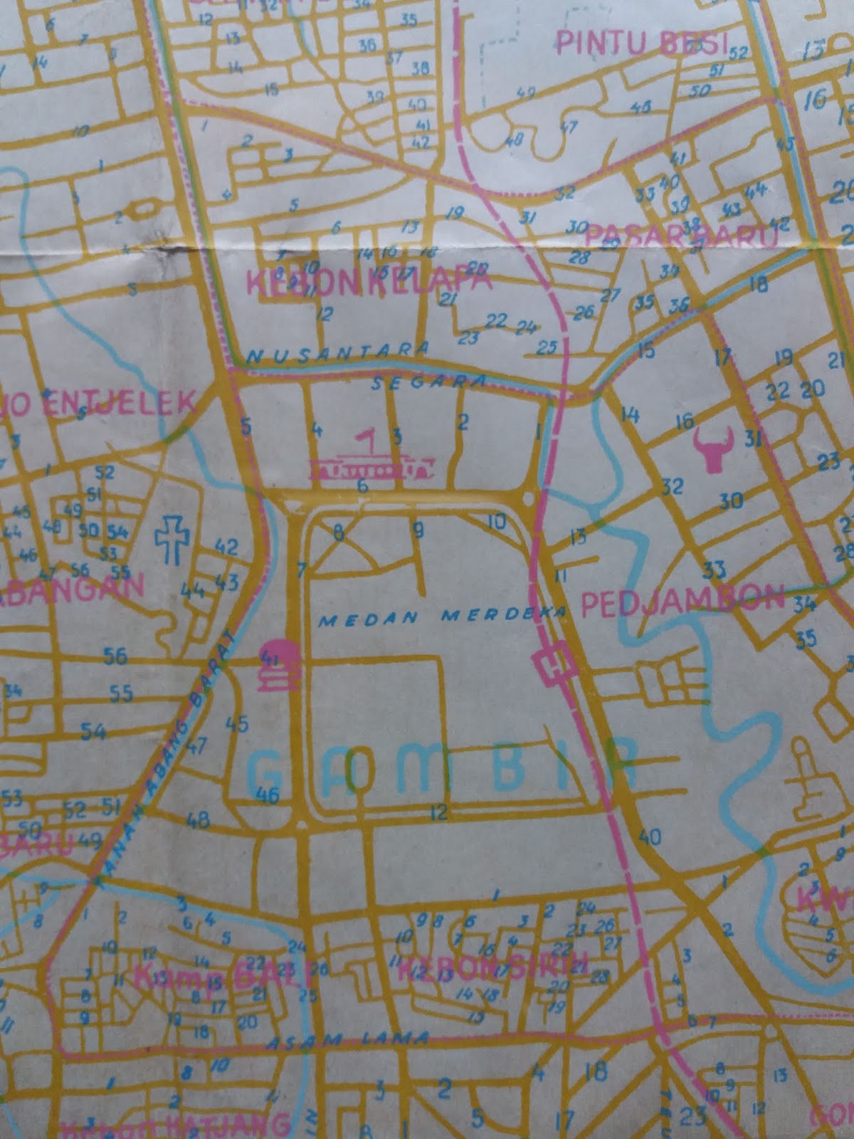 Old Vintage Gallery: Peta Jakarta Lama Circa 1940-1950