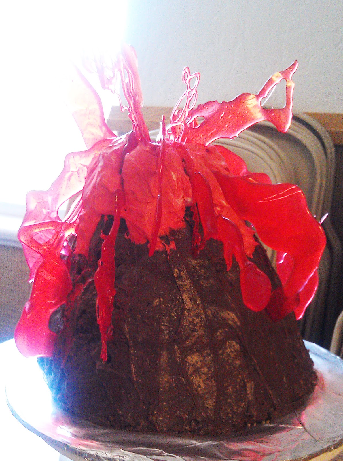 The Sew*er, The Caker, The CopyCat Maker: Volcano Cake