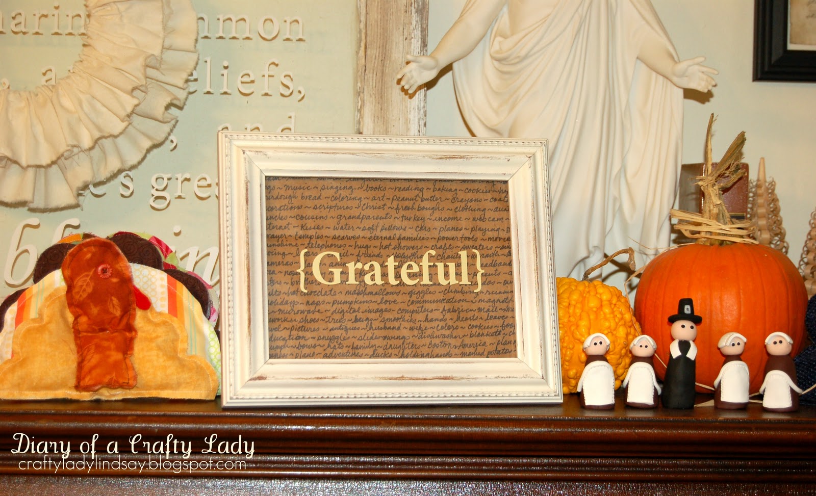 Diary of a Crafty Lady: Grateful Frame