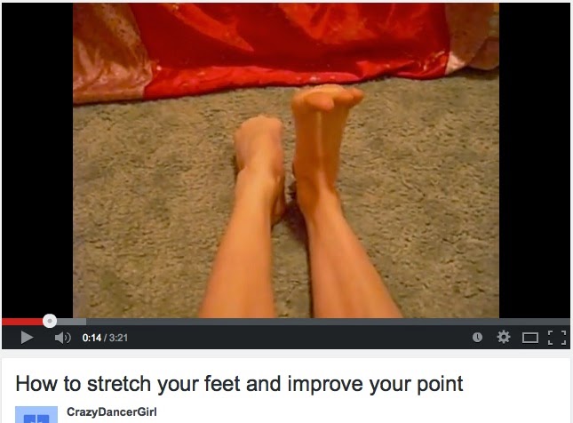 The Late Ballerina: Pointing the feet