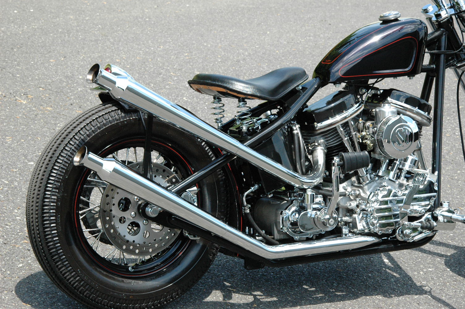 biker excalibur II: 1952 HARLEY DAVIDSON PANHEAD BOBBER by American ...