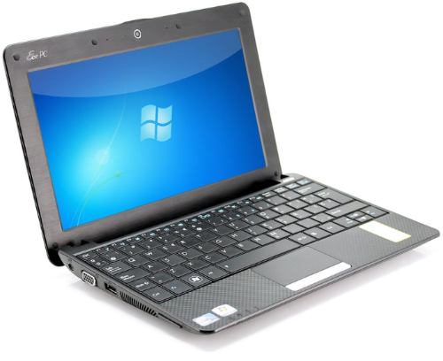 Ventas Tecnológicas: → Mini-Laptop ASUS Intel N450 Diseño Carbono