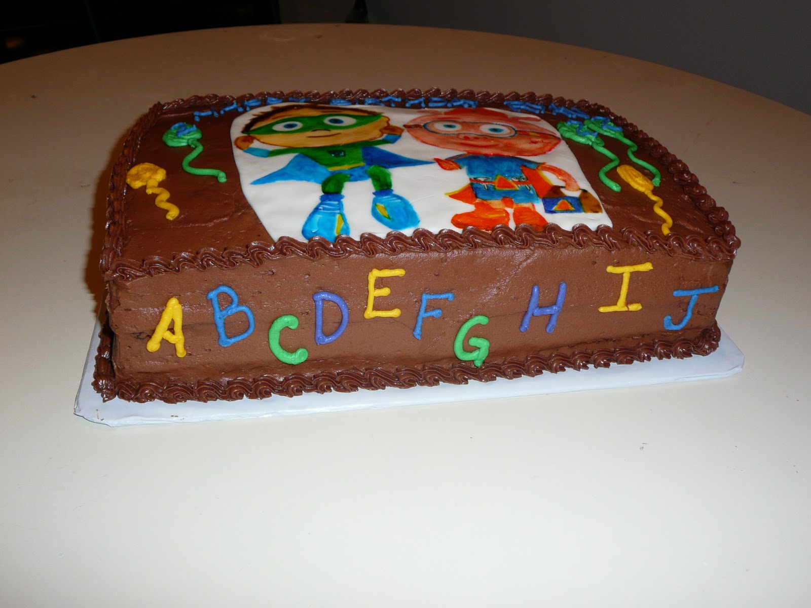 Desserts by Robin: Super Why Birthday Cake