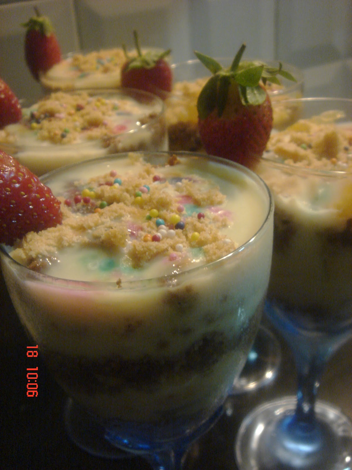 Fruit Trifle - Tipsy Pudding