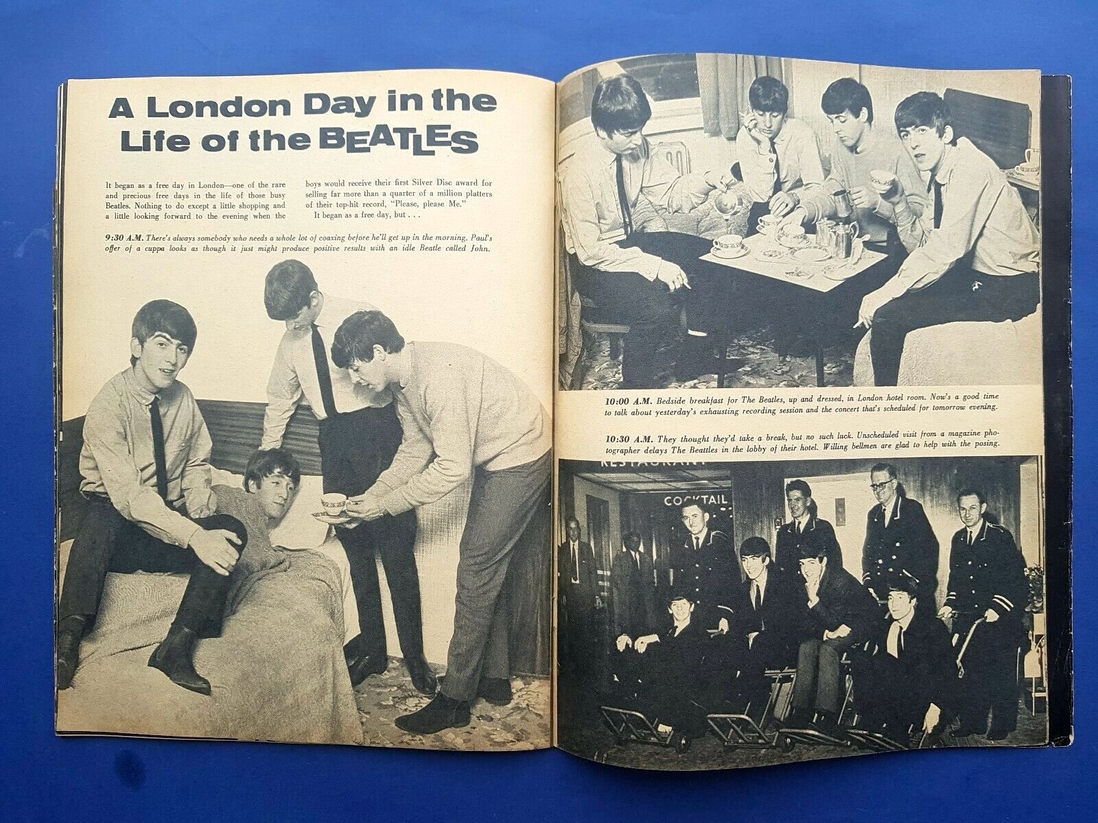 Vintage "Meet the Beatles" magazine