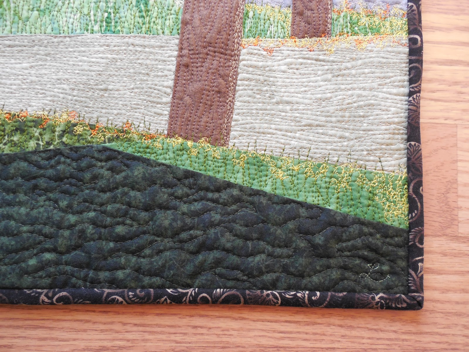 Tanderwen Quilts: Spring Trees quilt