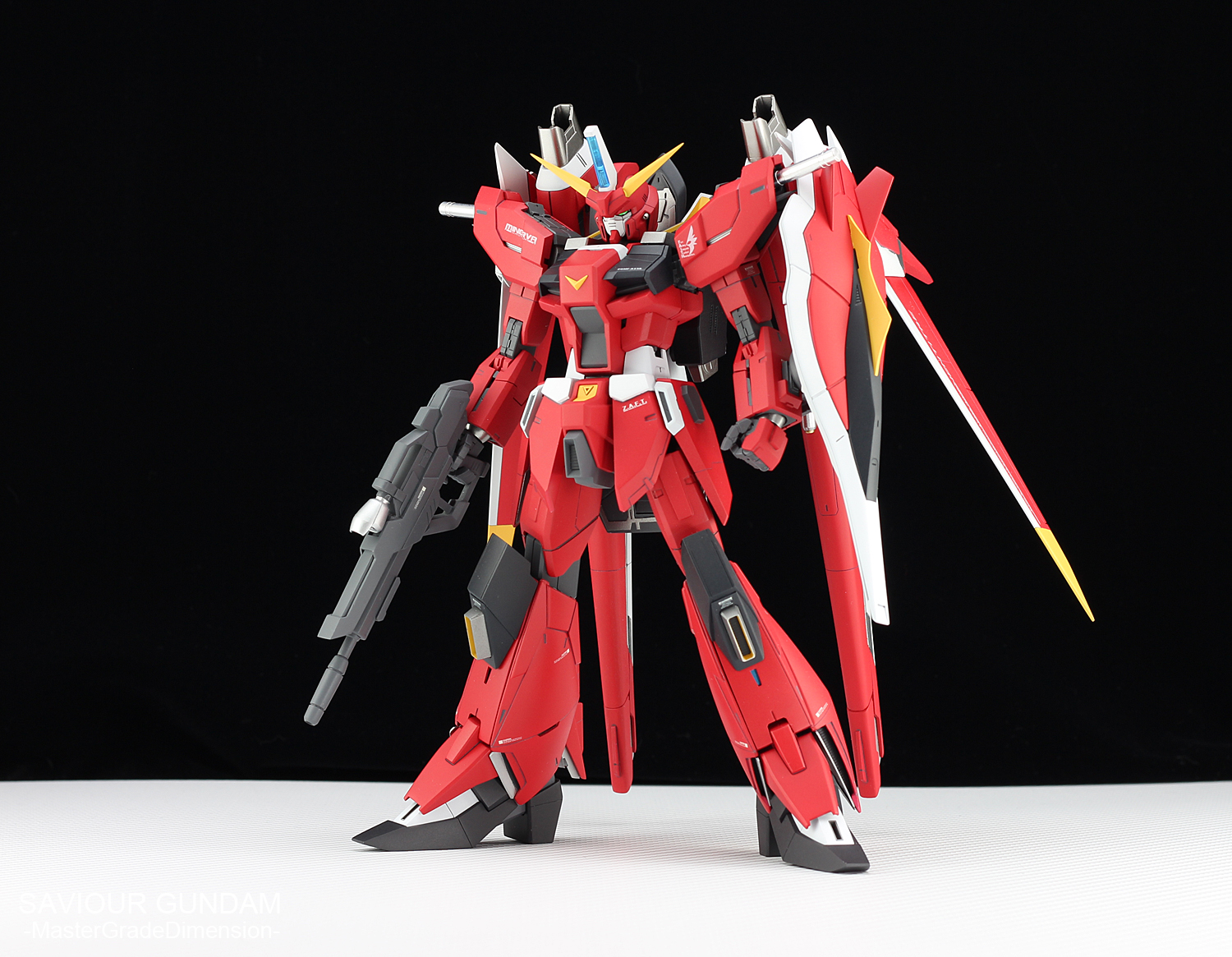 Custom Build: "MG" 1/100 ZGMF-X23S Saviour Gundam - Gundam Kits ...