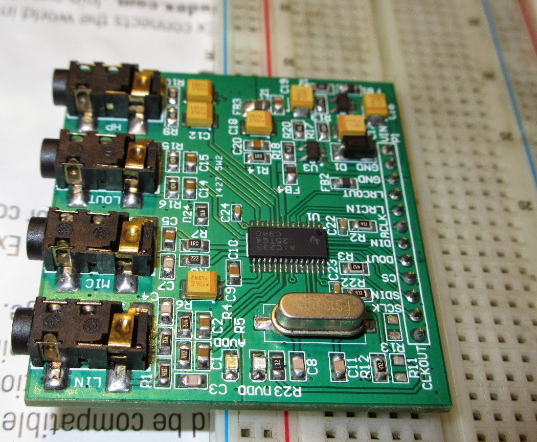 Embedded Engineering : TLV320AIC23B Audio Codec Breakout Board
