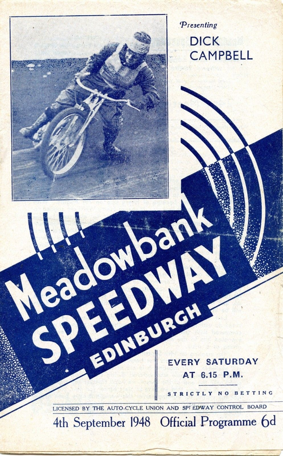 Speedway Archive: Edinburgh vs Fleetwood 14/04/1951