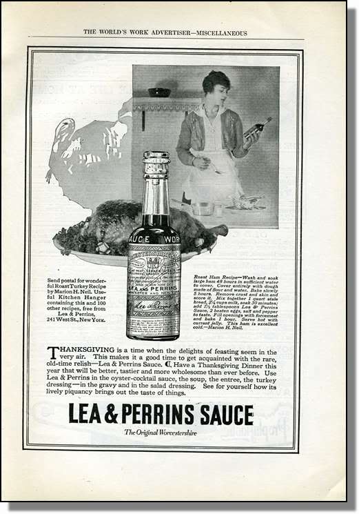 Vintage Recipe Blog: Lea & Perrins Worcestershire Sauce