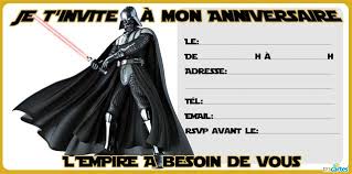 Les petits rois: Carte d'anniversaire gratuites Star wars