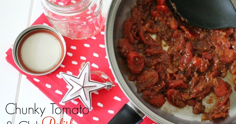 Chunky Tomato and Chili Relish - Threadbare Creations