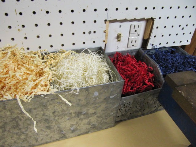 Sew Many Ways...: Workbench Turned into Gift Wrap Center...