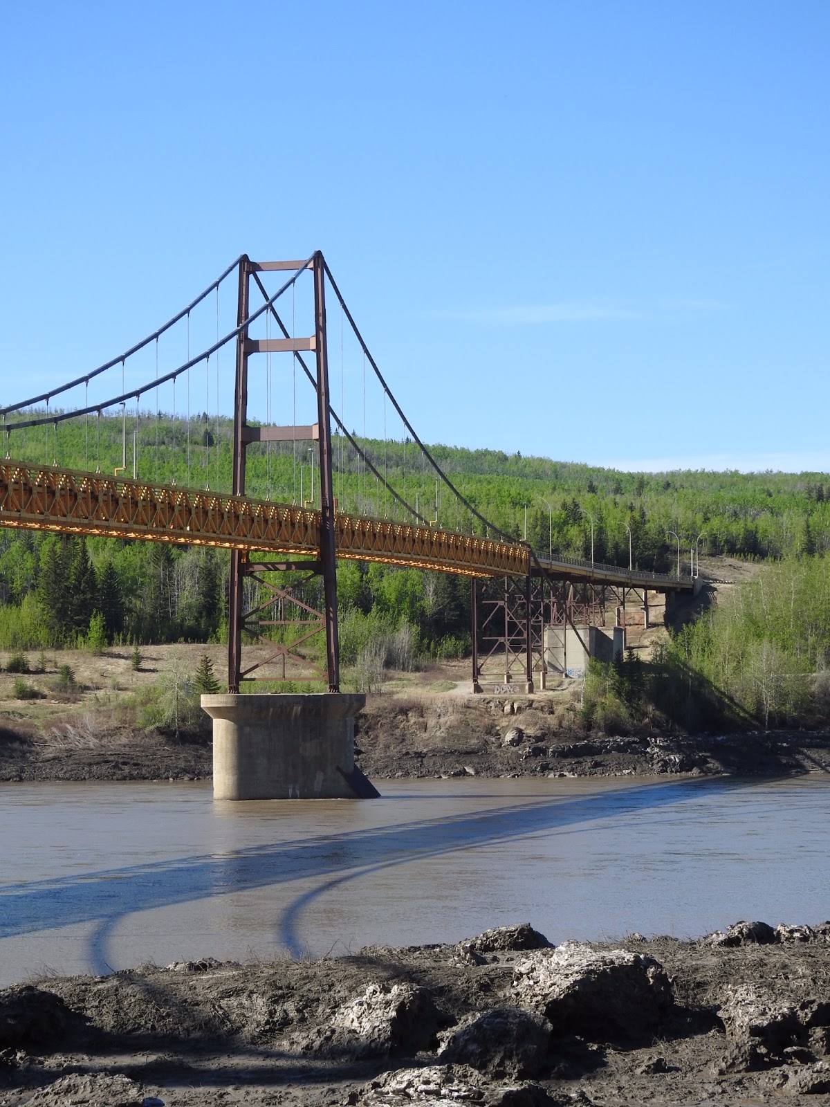 The view from here: Dunvegan Bridge
