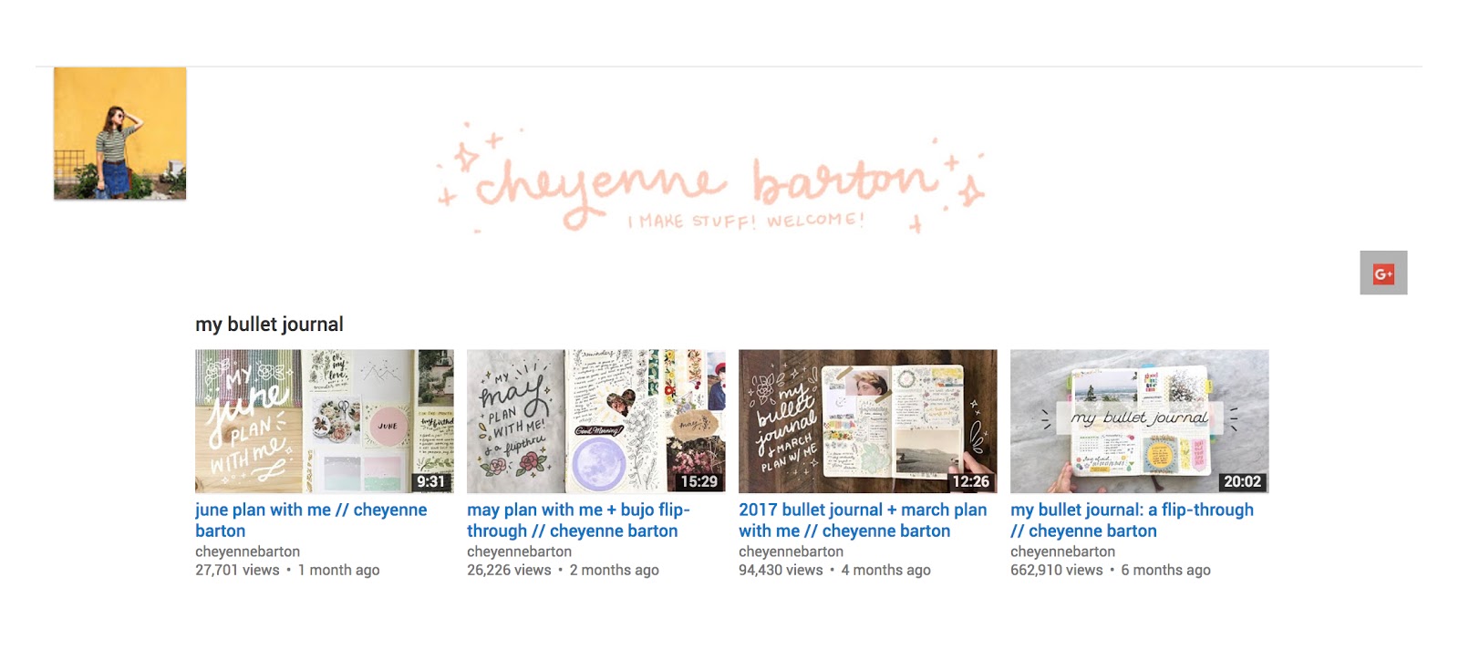 stellaire: favorite youtube channels