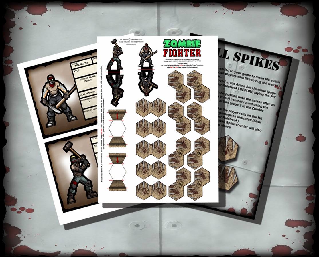 DARKMOOK MINIATURES: ZOMBIE FIGHTER GLADIATOR EXPANSION PACK:SNAKE AND ...